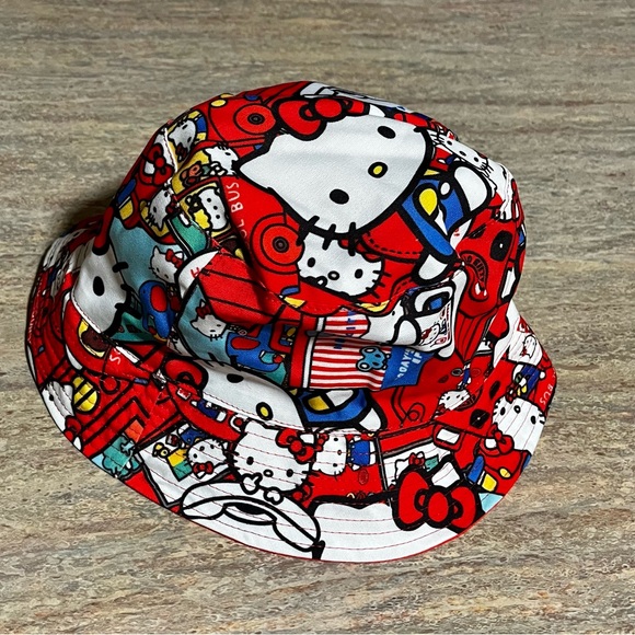 Hello Kitty | Accessories | New Hello Kitty Bucket Hat For Big Kids ...